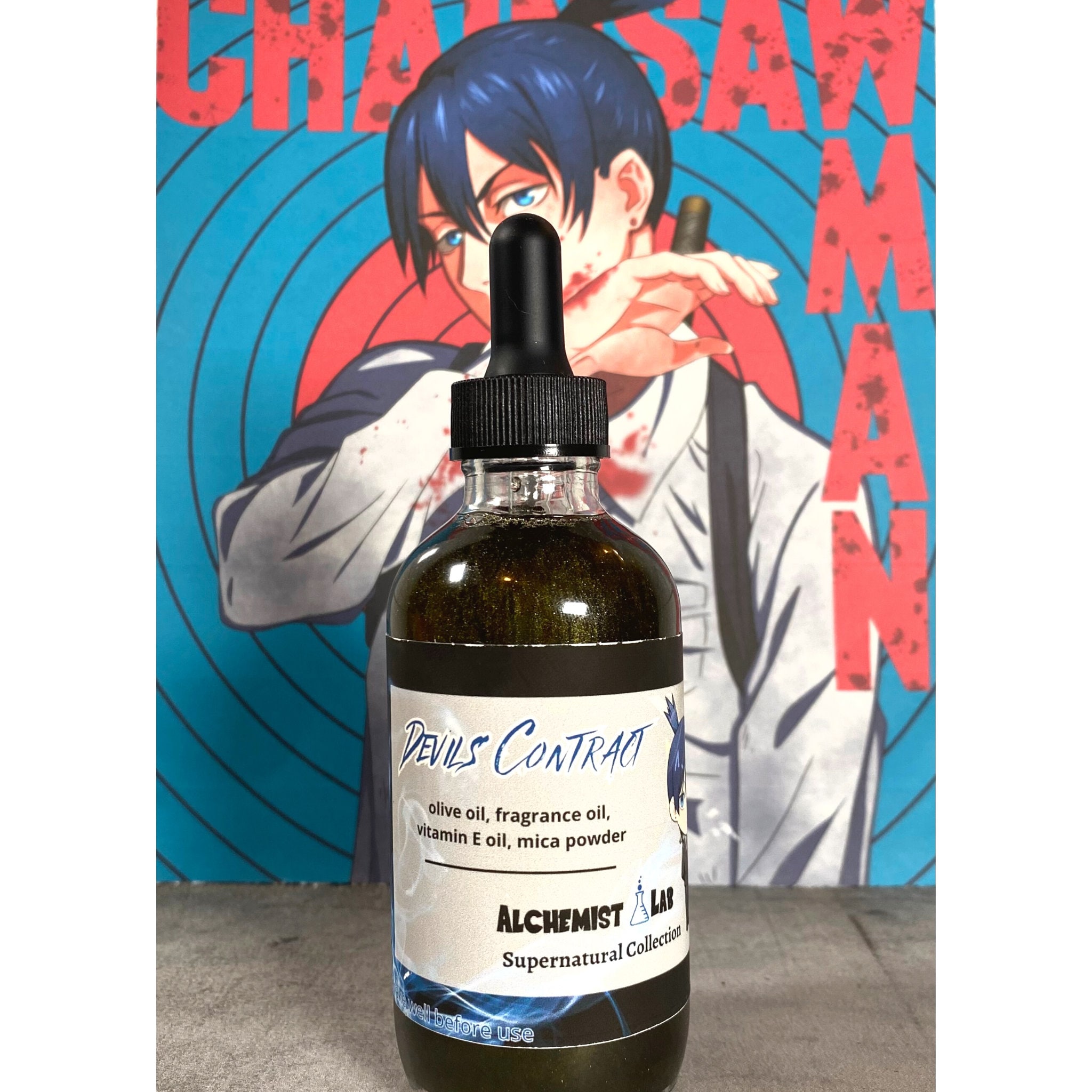 Aki's Devils Contract Anime Natural Handmade Tobacco & Sandalwood Scent ...
