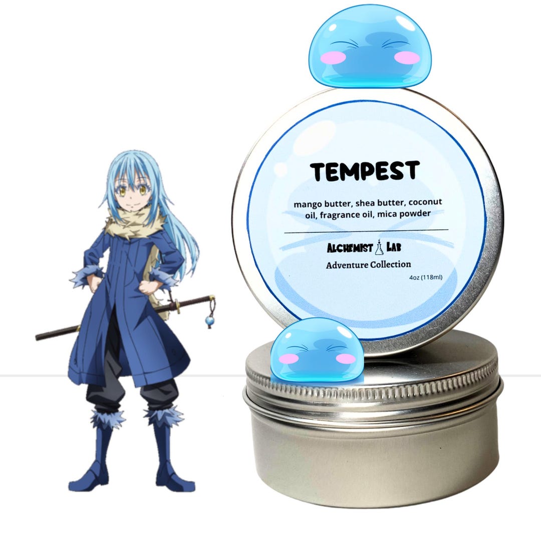 Tempest Slime Anime Blueberry & Vanilla Scented Body Balm All Natural ...