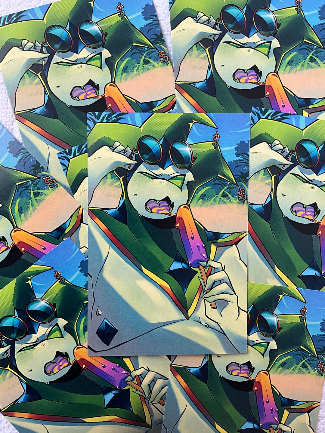 Mammon Summer Art Prints, Helluva Boss, 4 X 6 Inch - Etsy