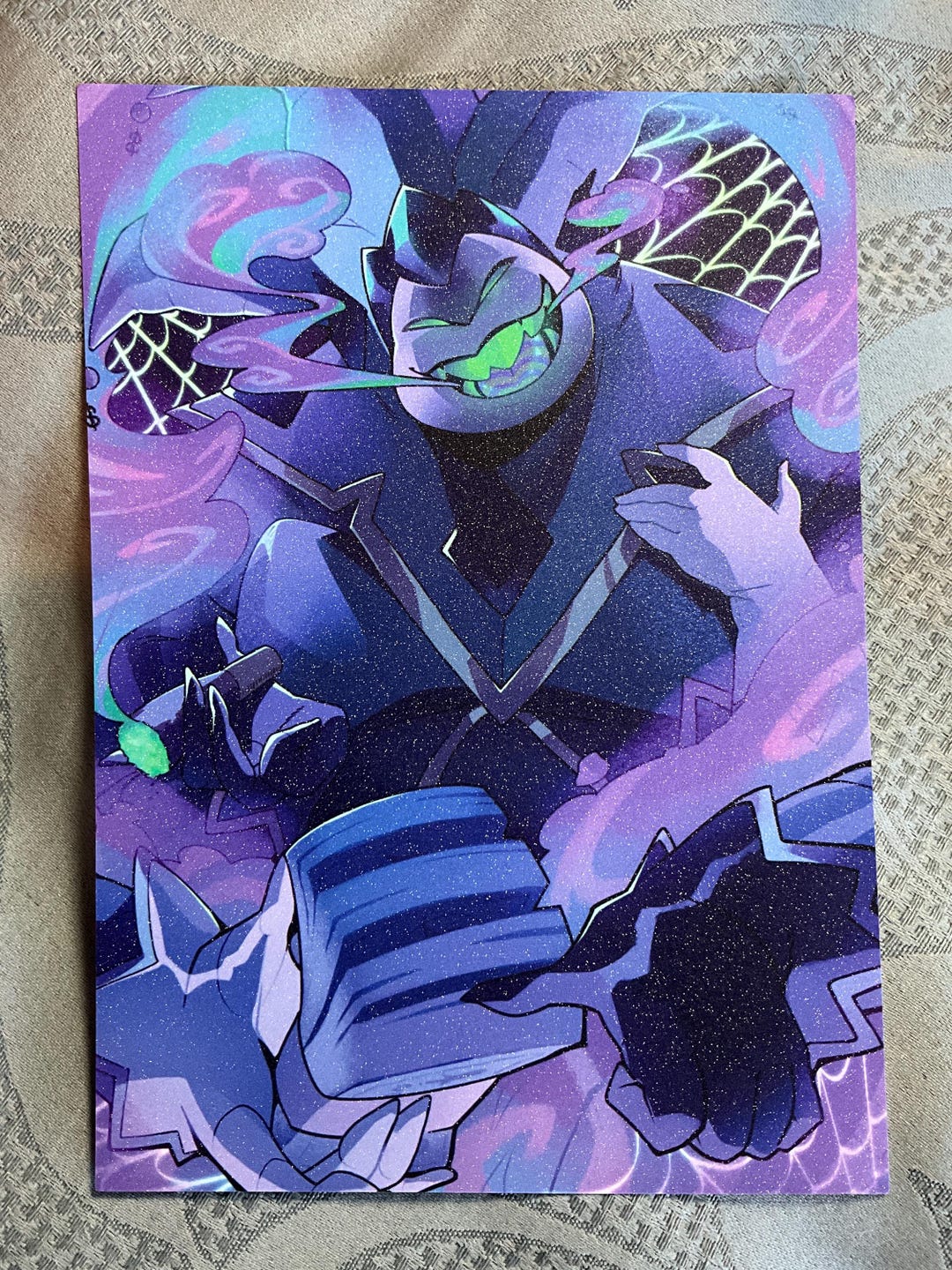 Mammon Helluva Boss Art Print, 5 X 7 Inch - Etsy