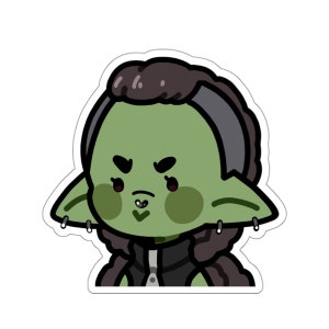 Chibi Toc the Goblin Sticker - Etsy