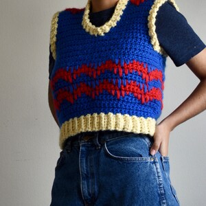 Crochet Ribbed Vest - Etsy
