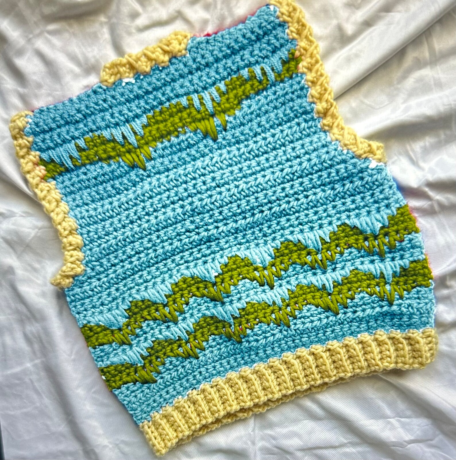 Crochet Ribbed Vest - Etsy