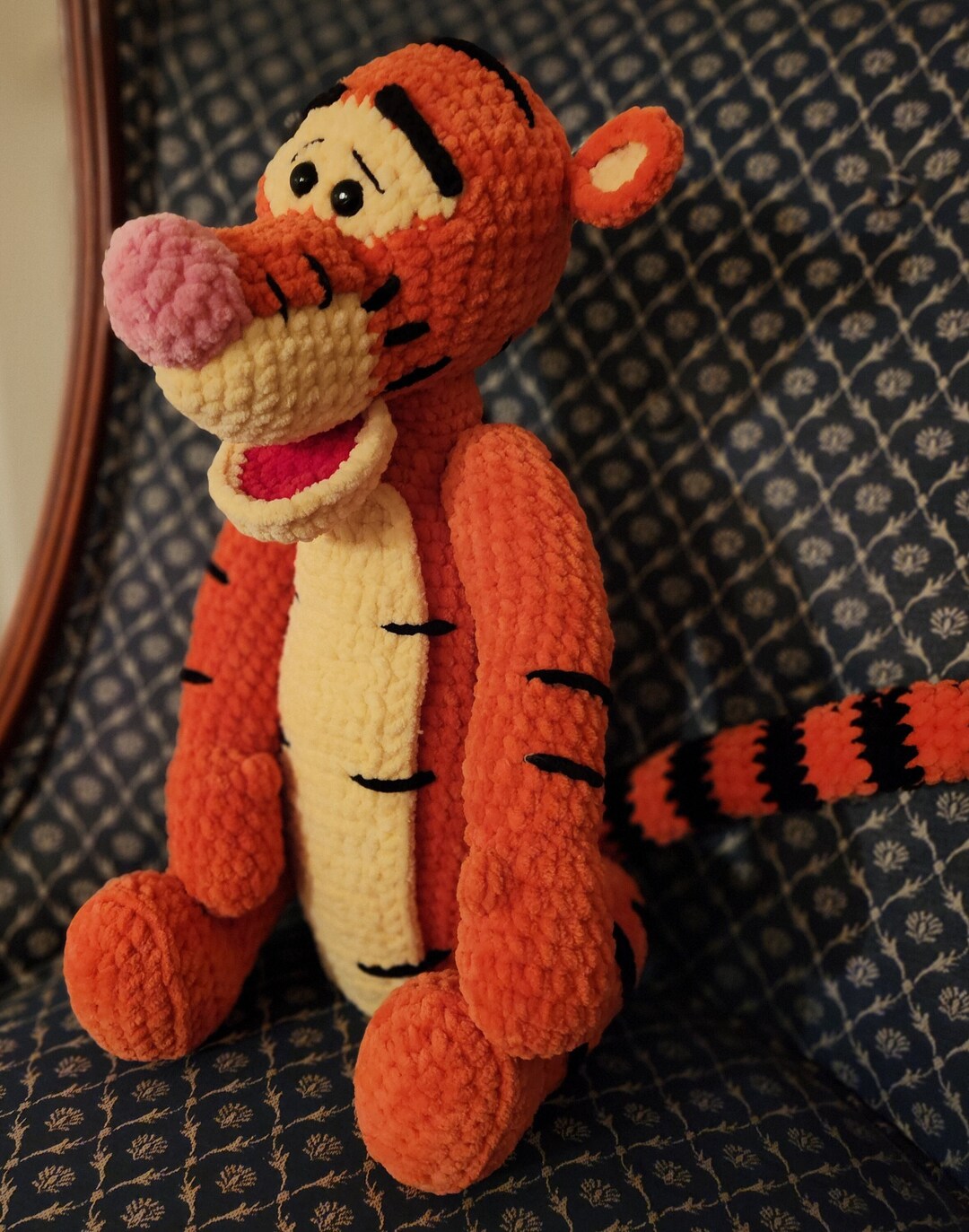 Handmade Crochet Tigger Stuffie From Winnie the Pooh and Friends ...