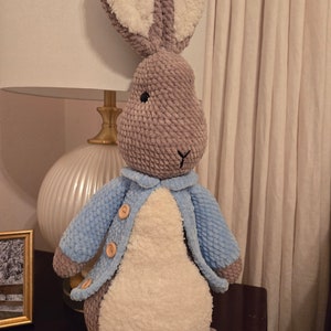 Handmade Peter Rabbit Crochet Stuffed Animal Plushie Collectable - Etsy