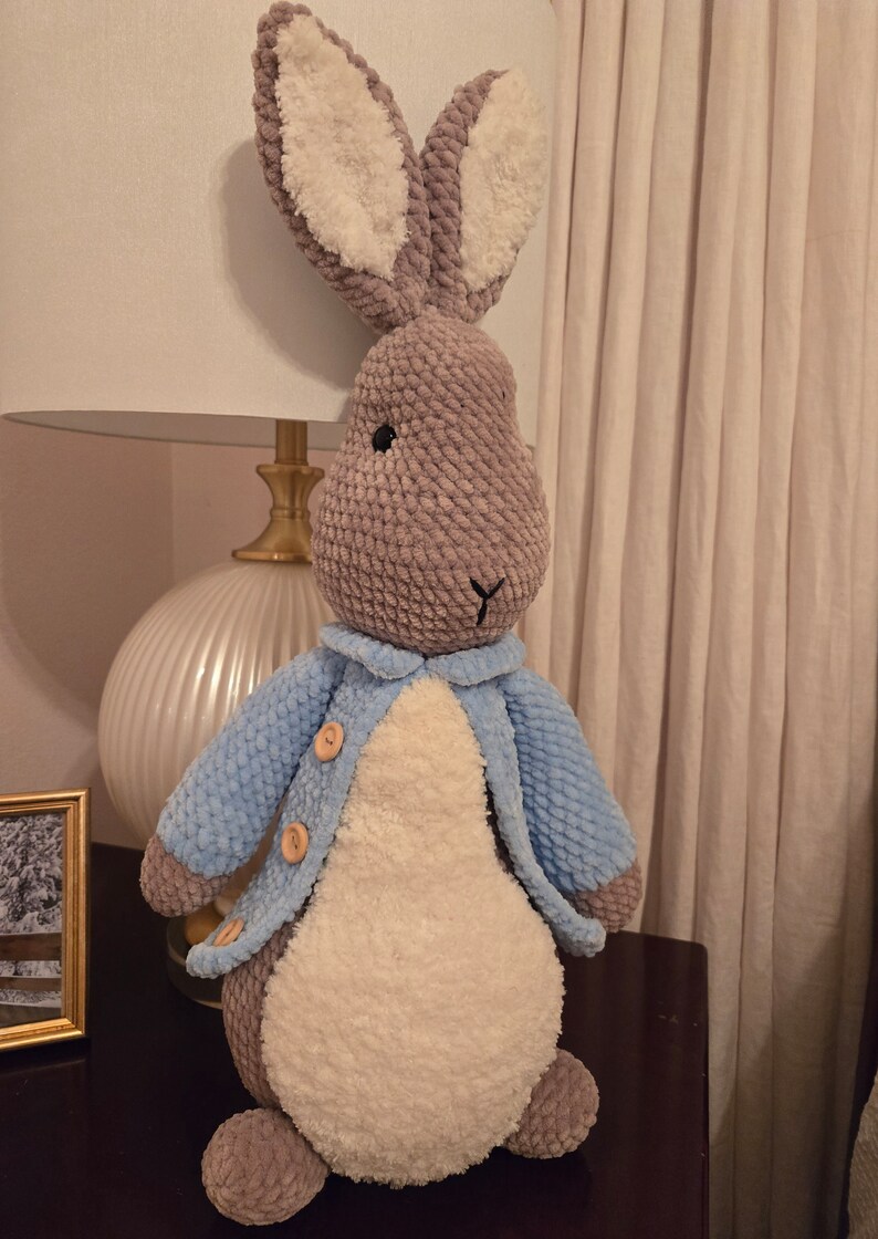 Handmade Peter Rabbit Crochet Stuffed Animal Plushie Collectable - Etsy