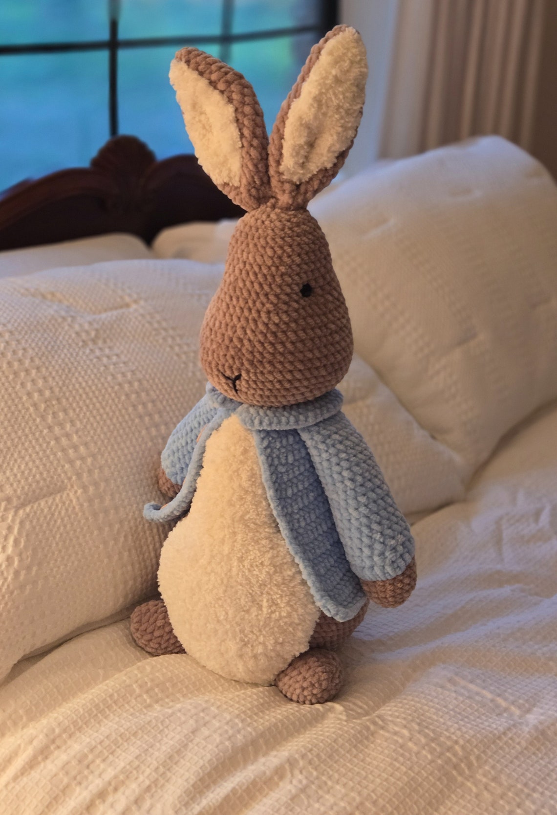 Handmade Peter Rabbit Crochet Stuffed Animal Plushie Collectable - Etsy