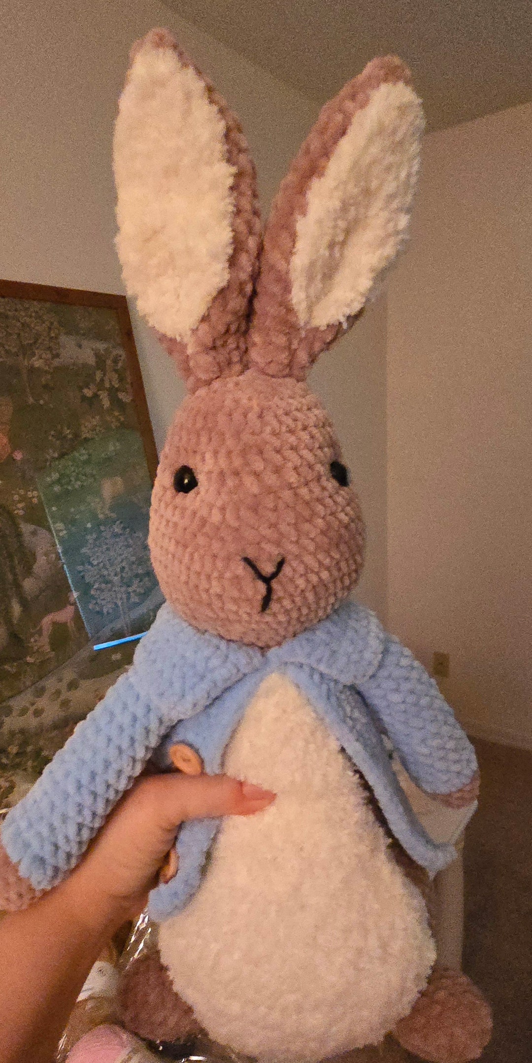 Handmade Peter Rabbit Crochet Stuffed Animal Plushie Collectable - Etsy
