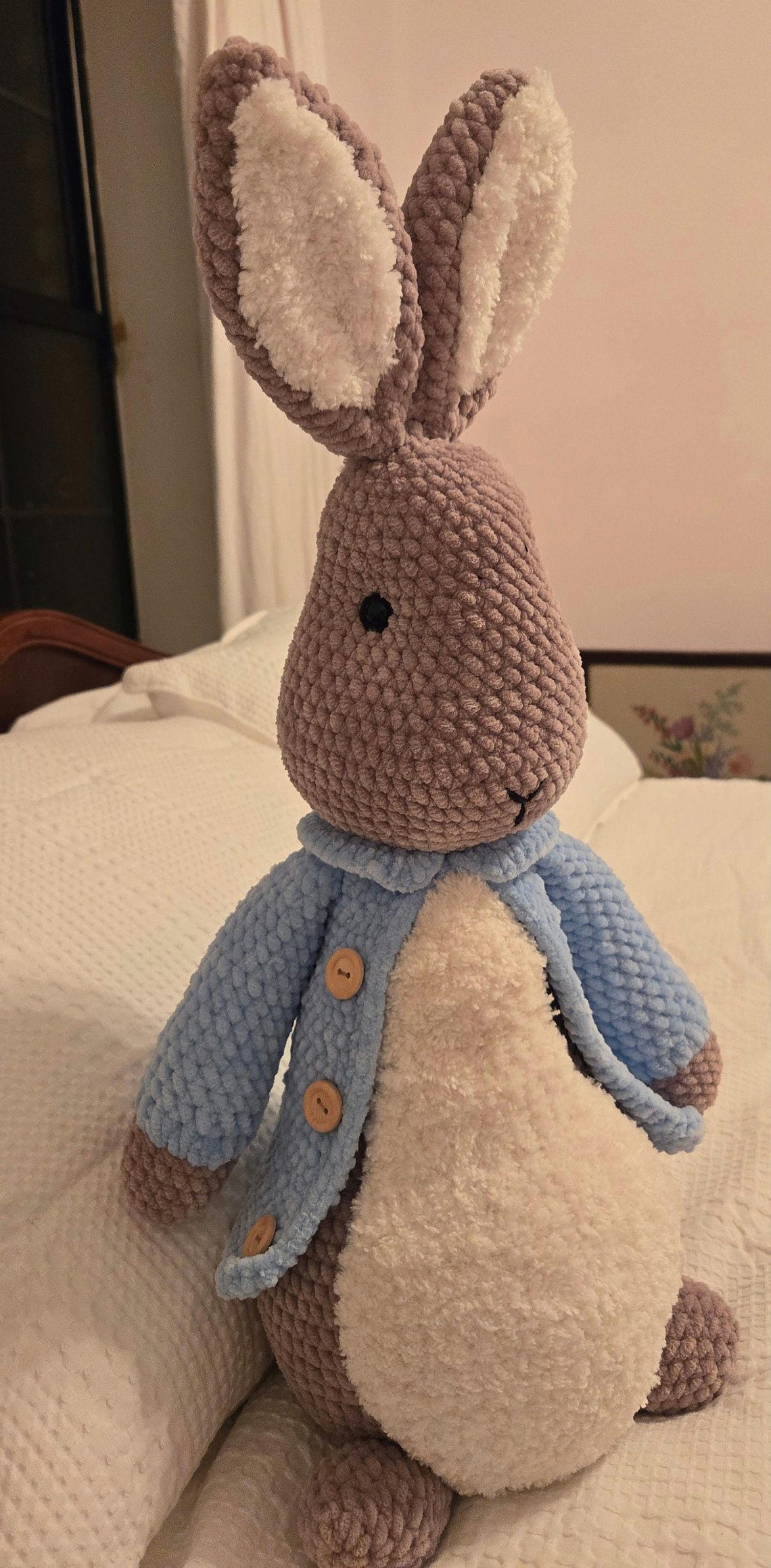 Handmade Peter Rabbit Crochet Stuffed Animal Plushie Collectable - Etsy