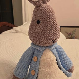 Handmade Peter Rabbit Crochet Stuffed Animal Plushie Collectable - Etsy