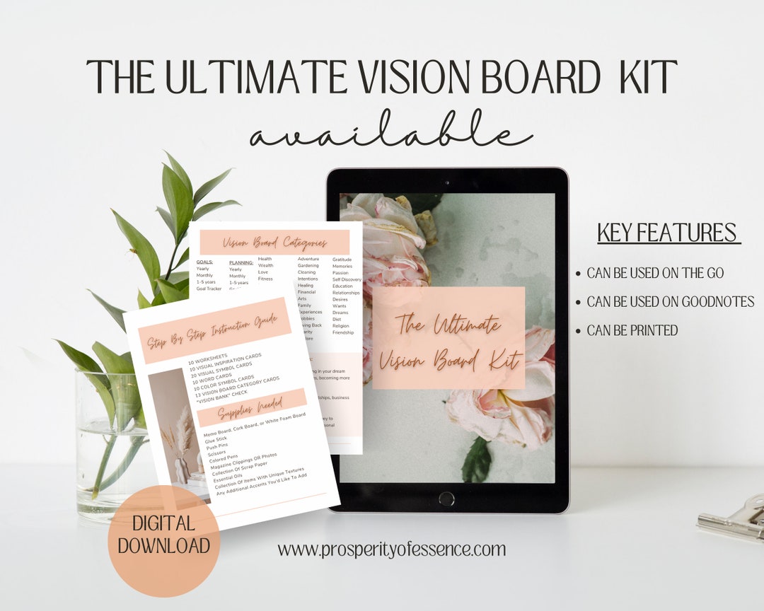 The Ultimate Vision Board Kit / New Years Resolution - Etsy