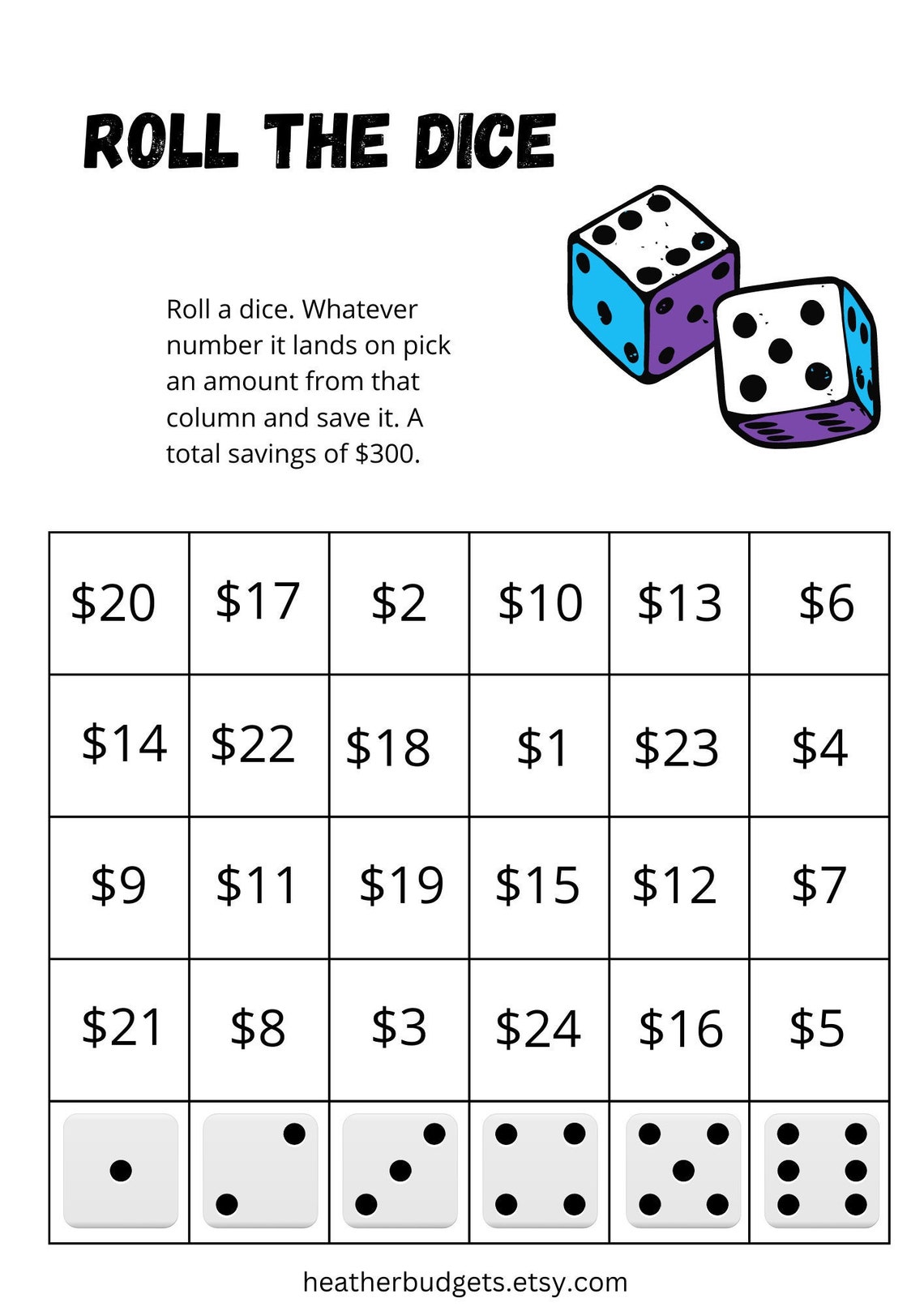 Roll the Dice - Etsy