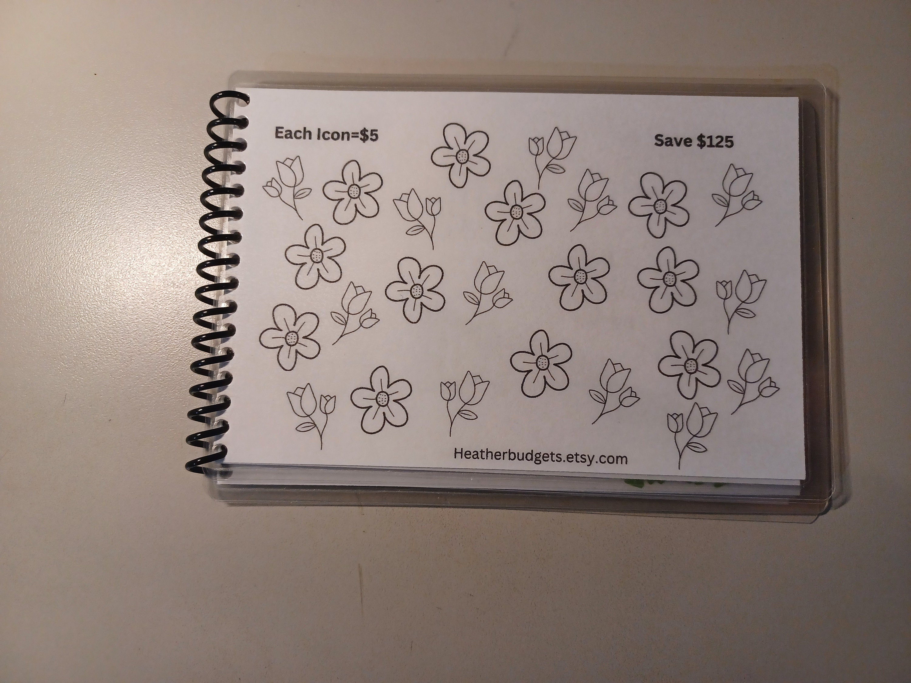 Mini 5 Dollar Savings Challenge Book (spiral Bound) - Etsy