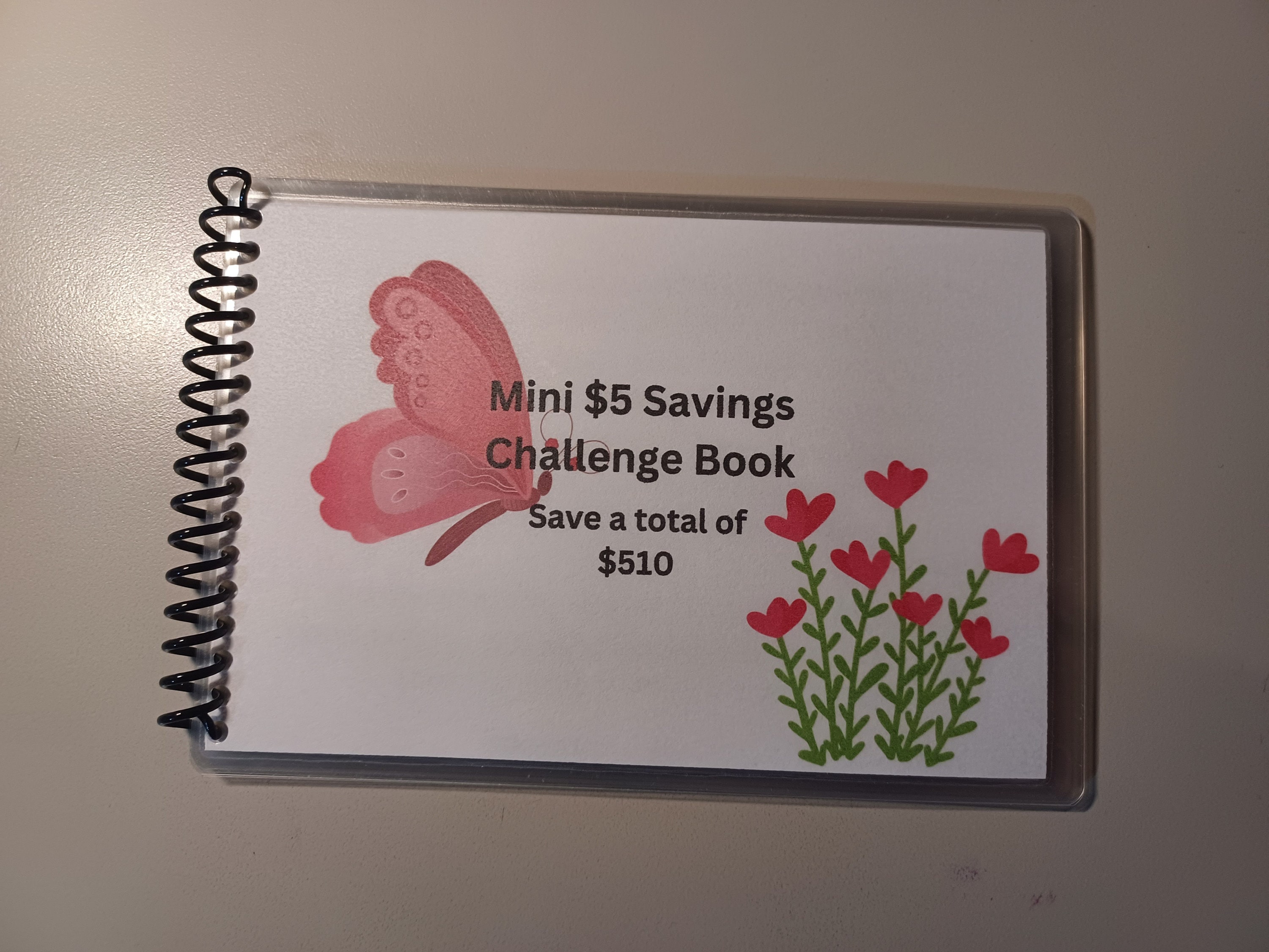 Mini 5 Dollar Savings Challenge Book (spiral Bound) - Etsy
