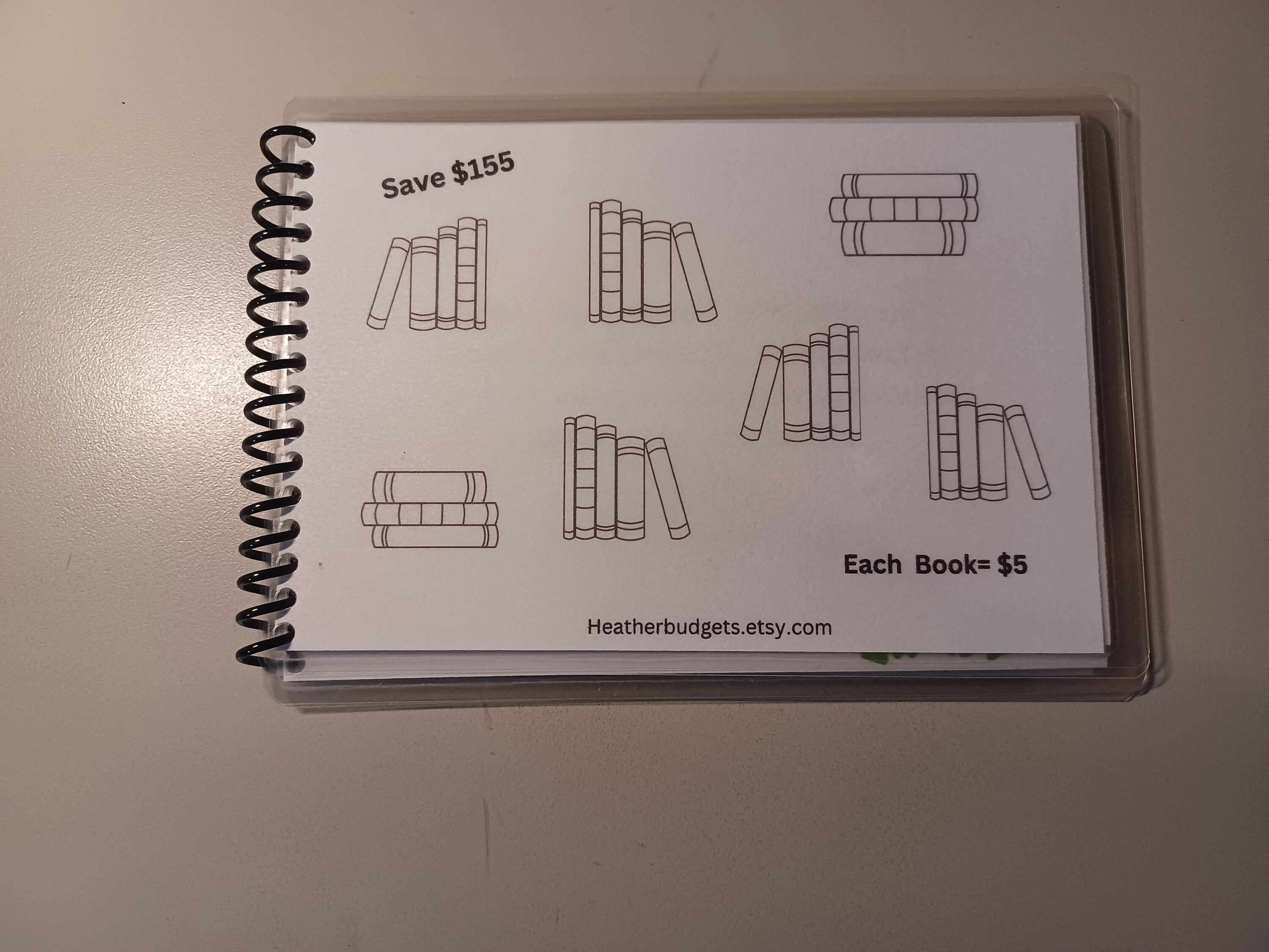 Mini 5 Dollar Savings Challenge Book (spiral Bound) - Etsy