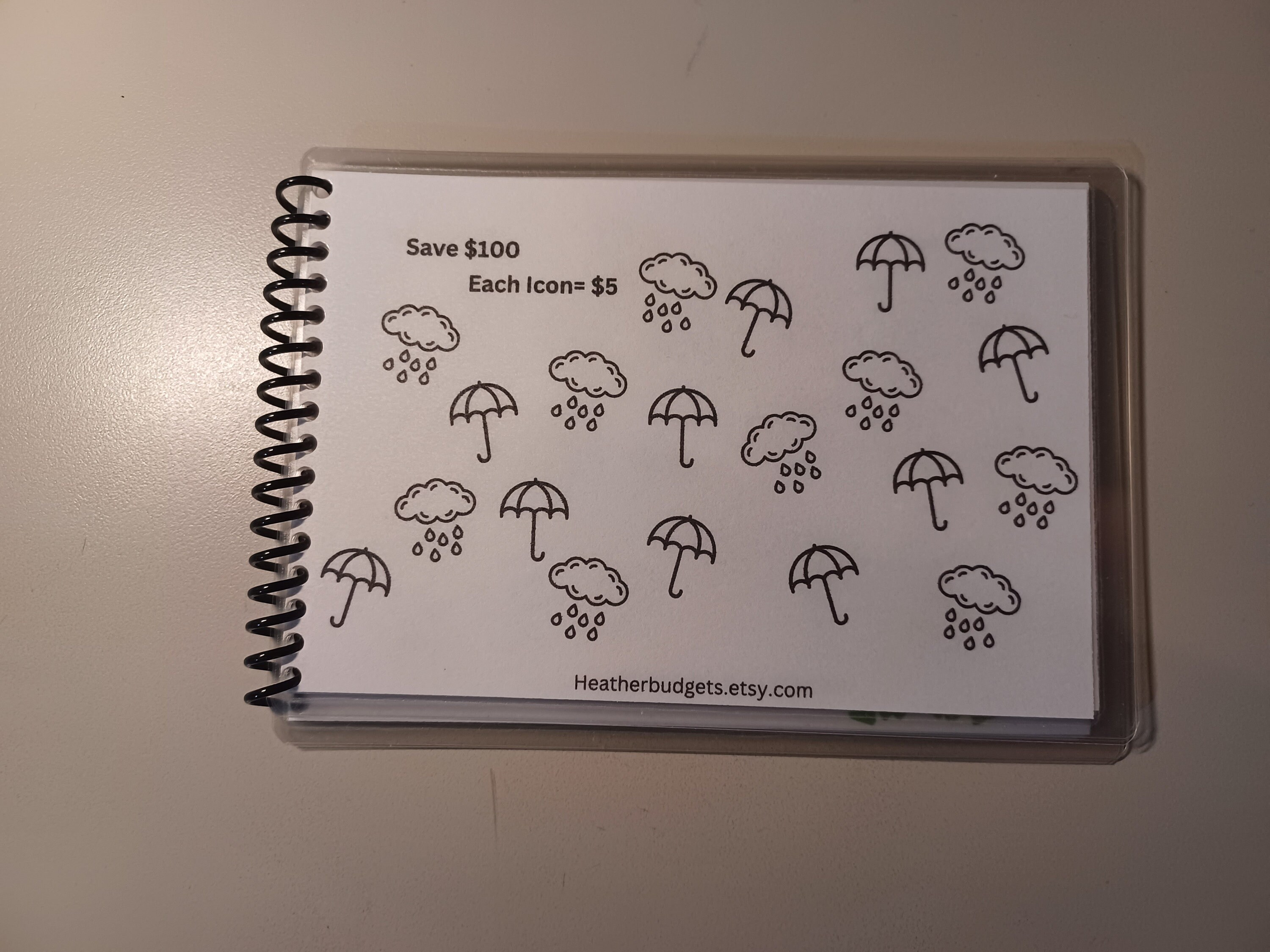 Mini 5 Dollar Savings Challenge Book (spiral Bound) - Etsy