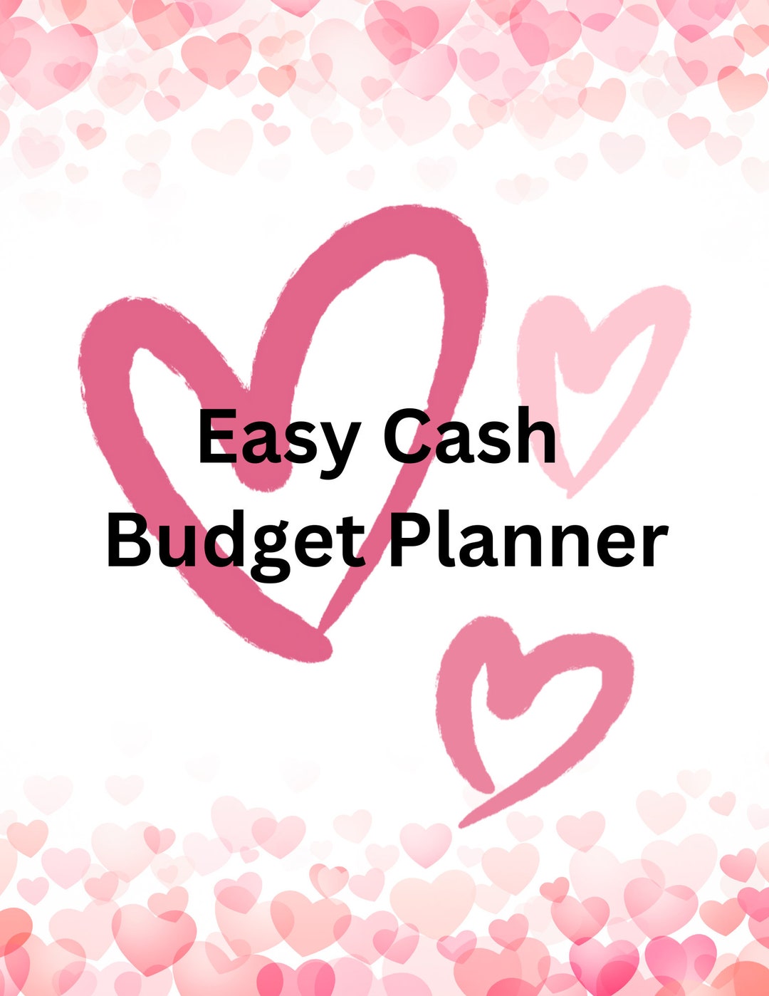 Easy Cash Budget Planner - Etsy