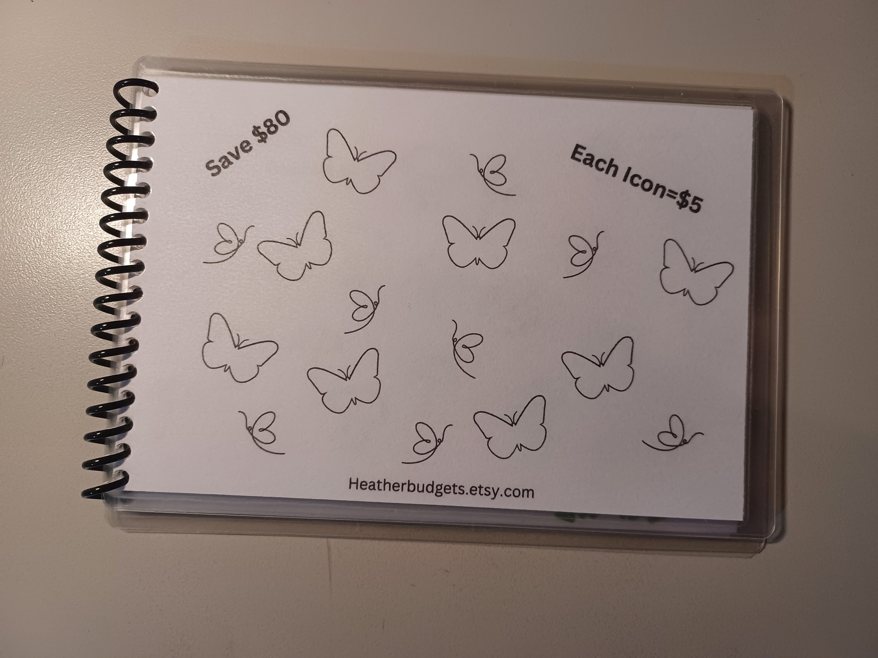 Mini 5 Dollar Savings Challenge Book (spiral Bound) - Etsy