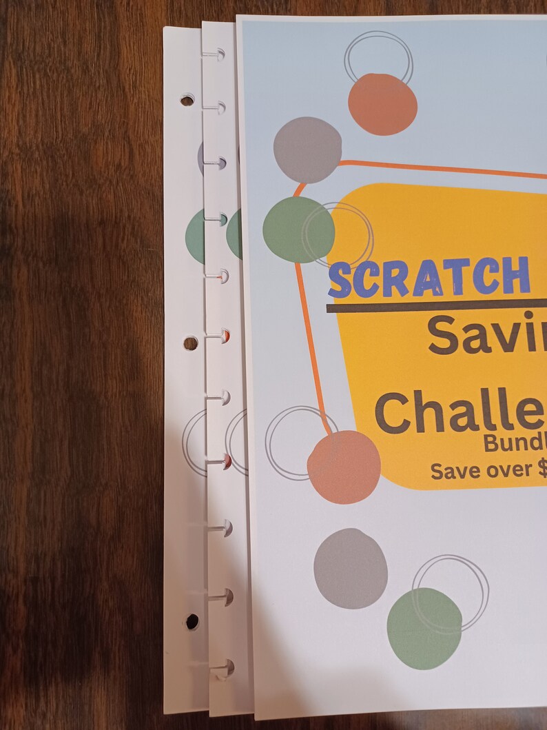Scratch & Save. Saving Challenges Bundle - Etsy