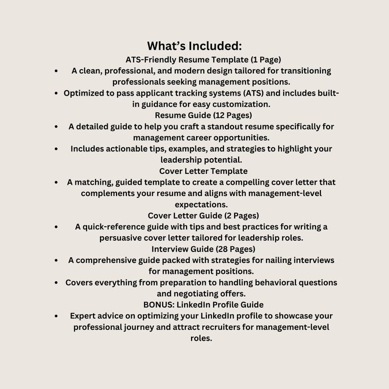 Resume Template, Resume Template Word, ATS Friendly Resume Template ...