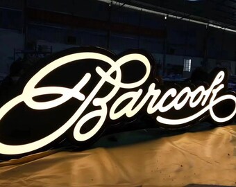 Custom Business Sign 3d Backlit Sign Metal Backlit Signs - Etsy