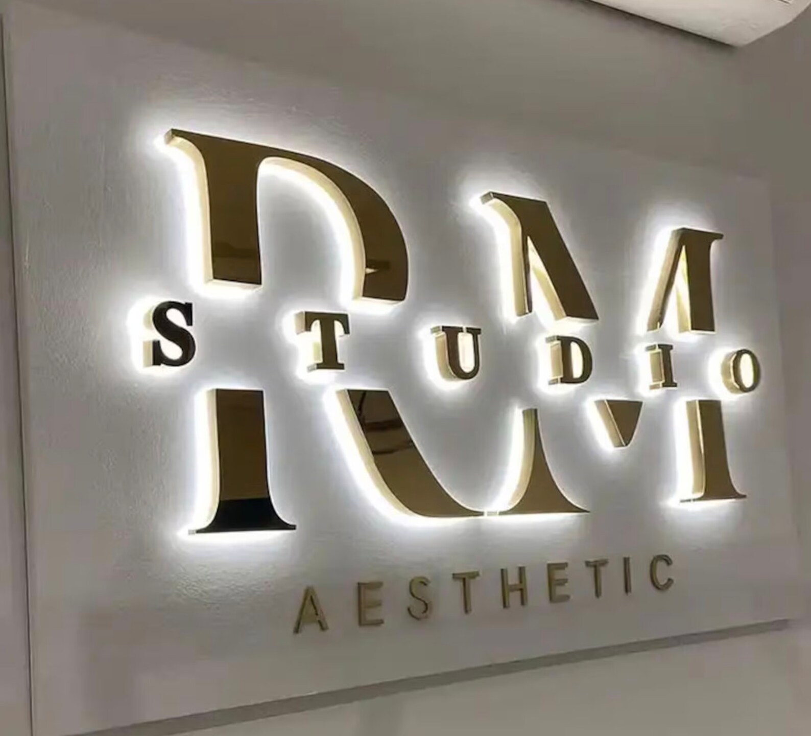 Metal Signage Custom Logo Stainless Steel Laser Cut Signboard Custom ...