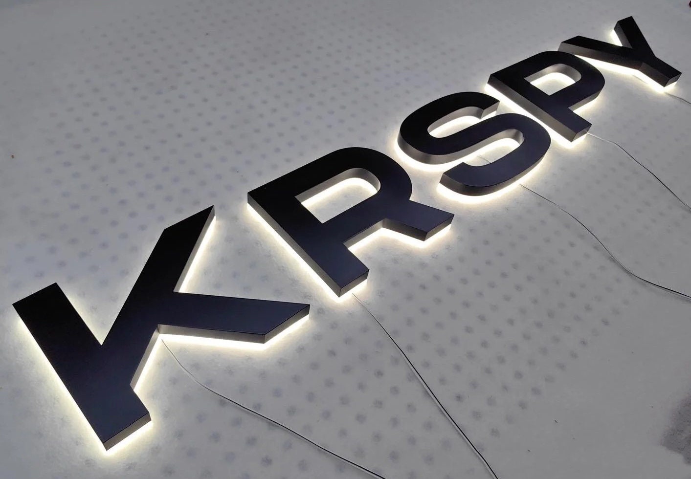 Custom 3D Metal Business Sign Backlit Logo Sign LED Logo Signage 3D ...