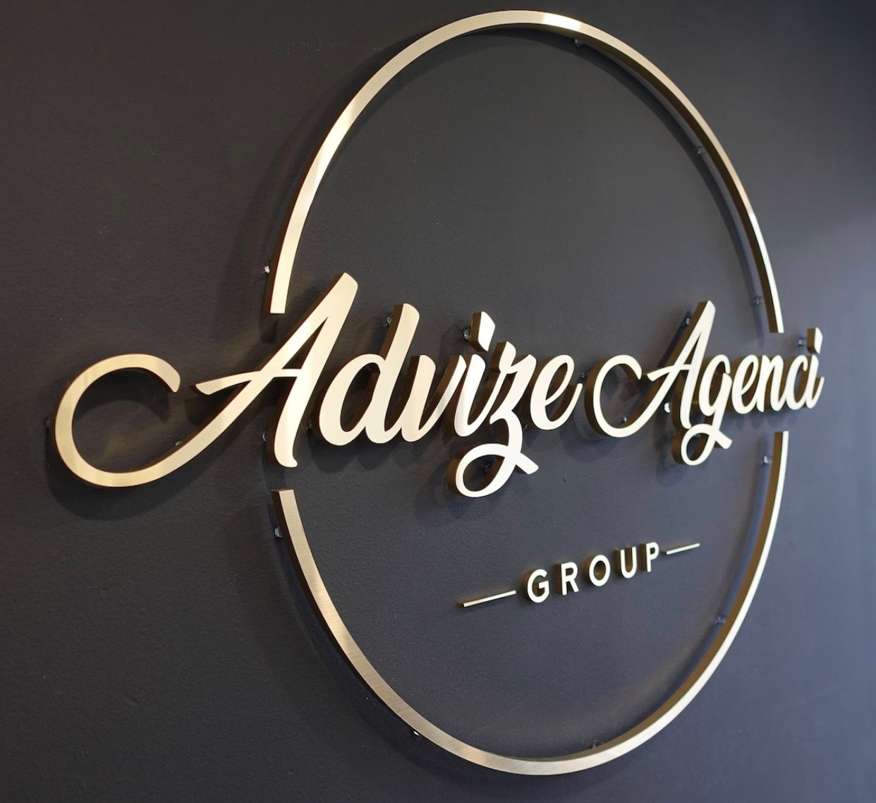 Metal Signage Custom Logo Stainless Steel Laser Cut Signboard Custom ...