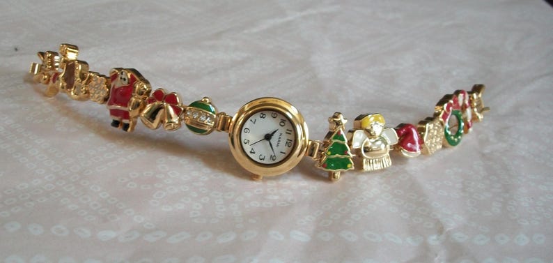 Women's Silver or Gold Finish Snowman,santa,rein Deer Christmas Fashion ...