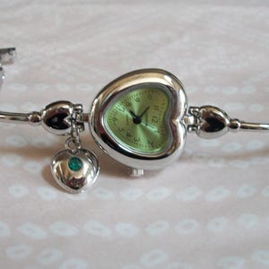 Women's Black, Red, Green, Pink, Blue, Silver Number Dial Dangling ...