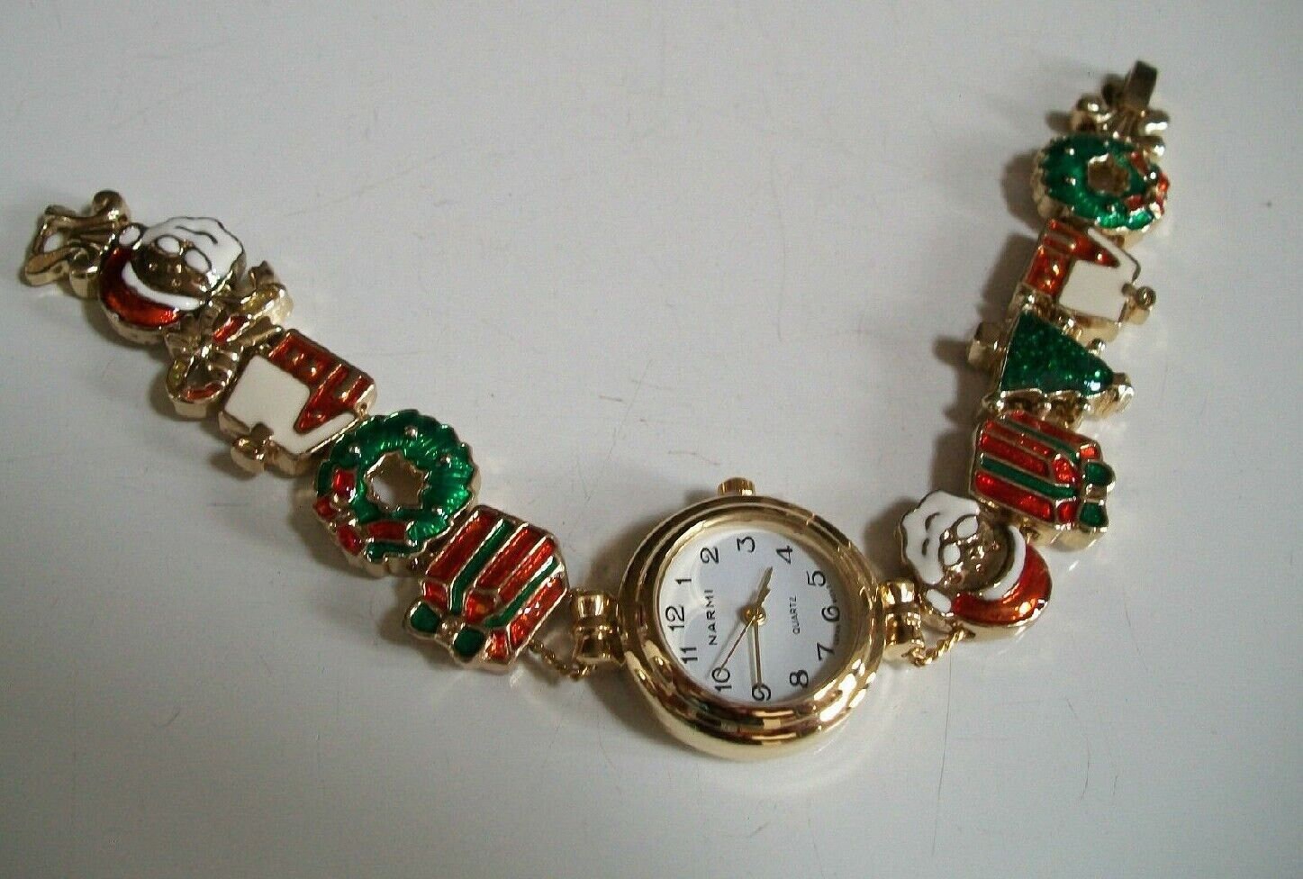 Women's Silver or Gold Finish Snowman,santa,rein Deer Christmas Fashion ...