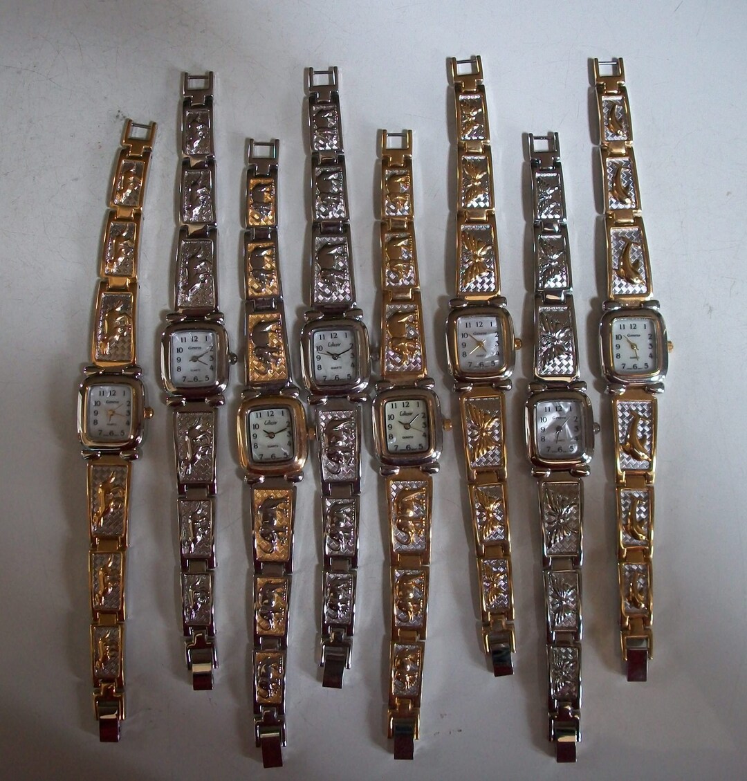 Women's Number Dial Animal Gold and Silver Finish Fashion Elephant ...