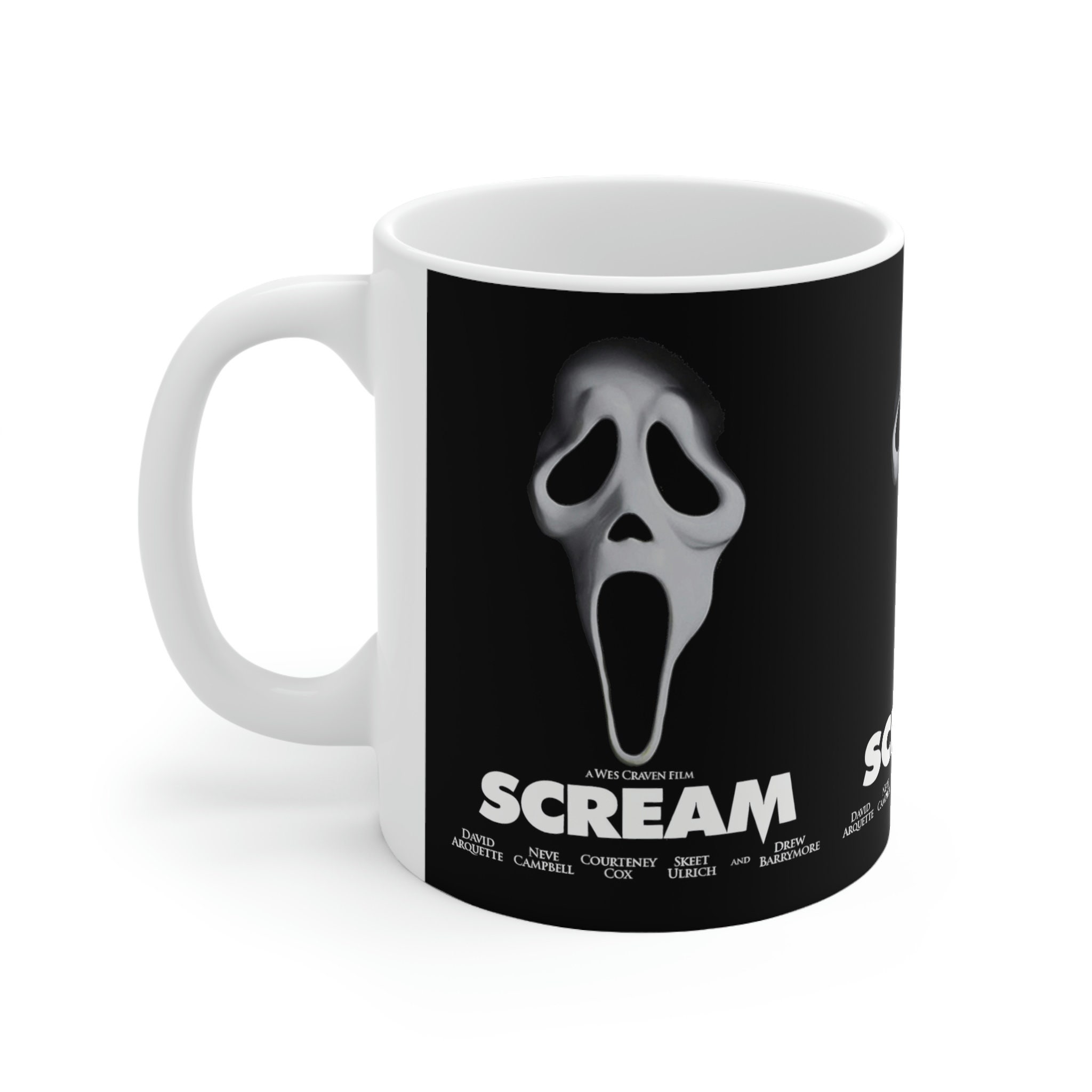 Horror Movie Mug, Coffee Mugs, Scream Mug, Beer Mug, Halloween Mug ...