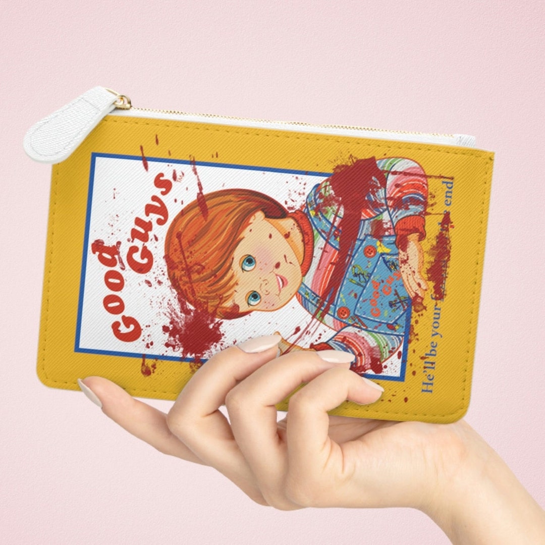 Chucky Horror Makeup Bag, Gothic Makeup Bag, Custom Horror Wallet ...