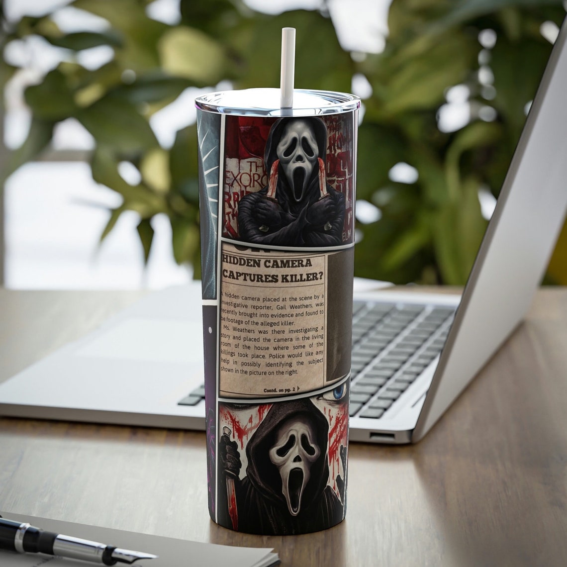 Scream Tumbler Scream Ghostface Merchandise Scream Merch - Etsy