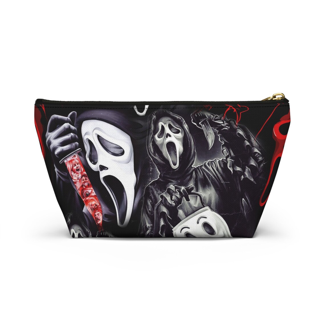 Scream Merch, Ghostface Makeup Bag, Gothic Horror Purse, Halloween ...