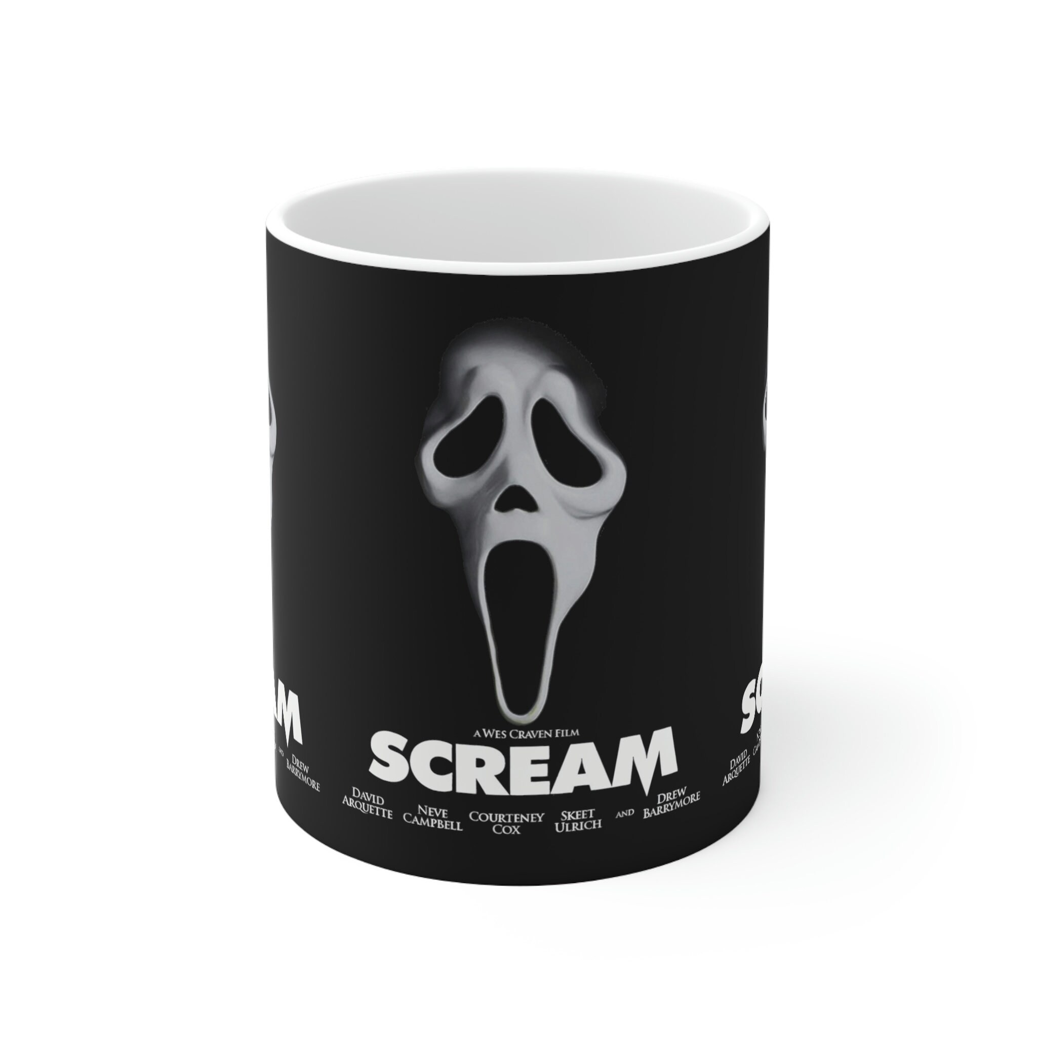 Horror Movie Mug, Coffee Mugs, Scream Mug, Beer Mug, Halloween Mug ...
