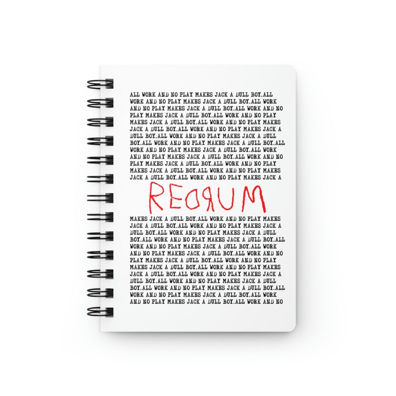 Horror Movie Spiral Notebook, Horror Logbook, Small Halloween Book ...