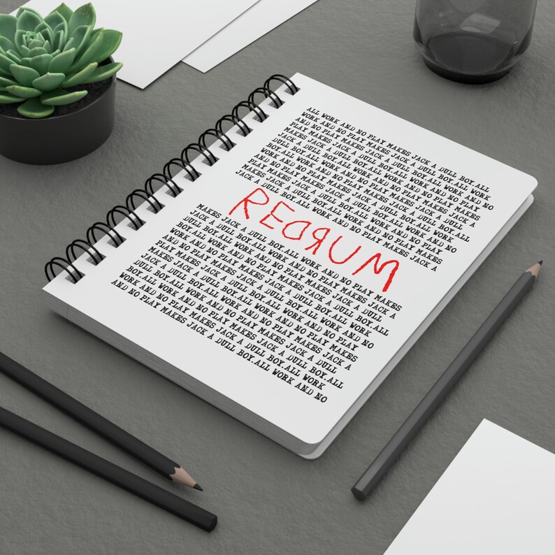 Horror Movie Spiral Notebook, Horror Logbook, Small Halloween Book ...