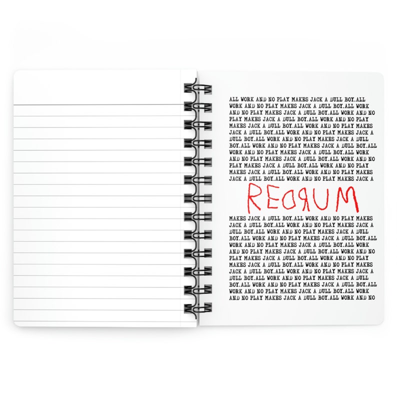 Horror Movie Spiral Notebook, Horror Logbook, Small Halloween Book ...