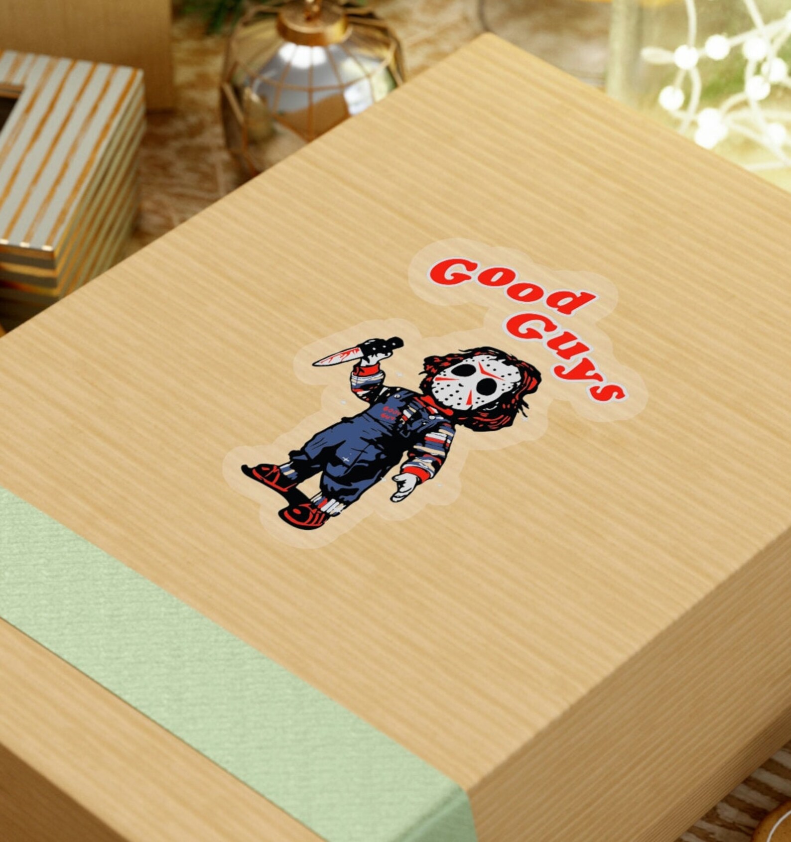 Horror Movie Chucky Sticker, JASON VOORHEES Sticker, RETRO Chucky ...