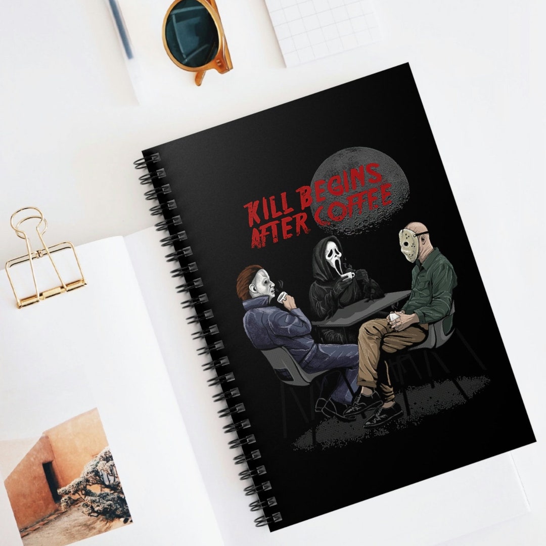 Horror Movie Notebook, Shadow Work Journal, Halloween Notebook, Scream ...