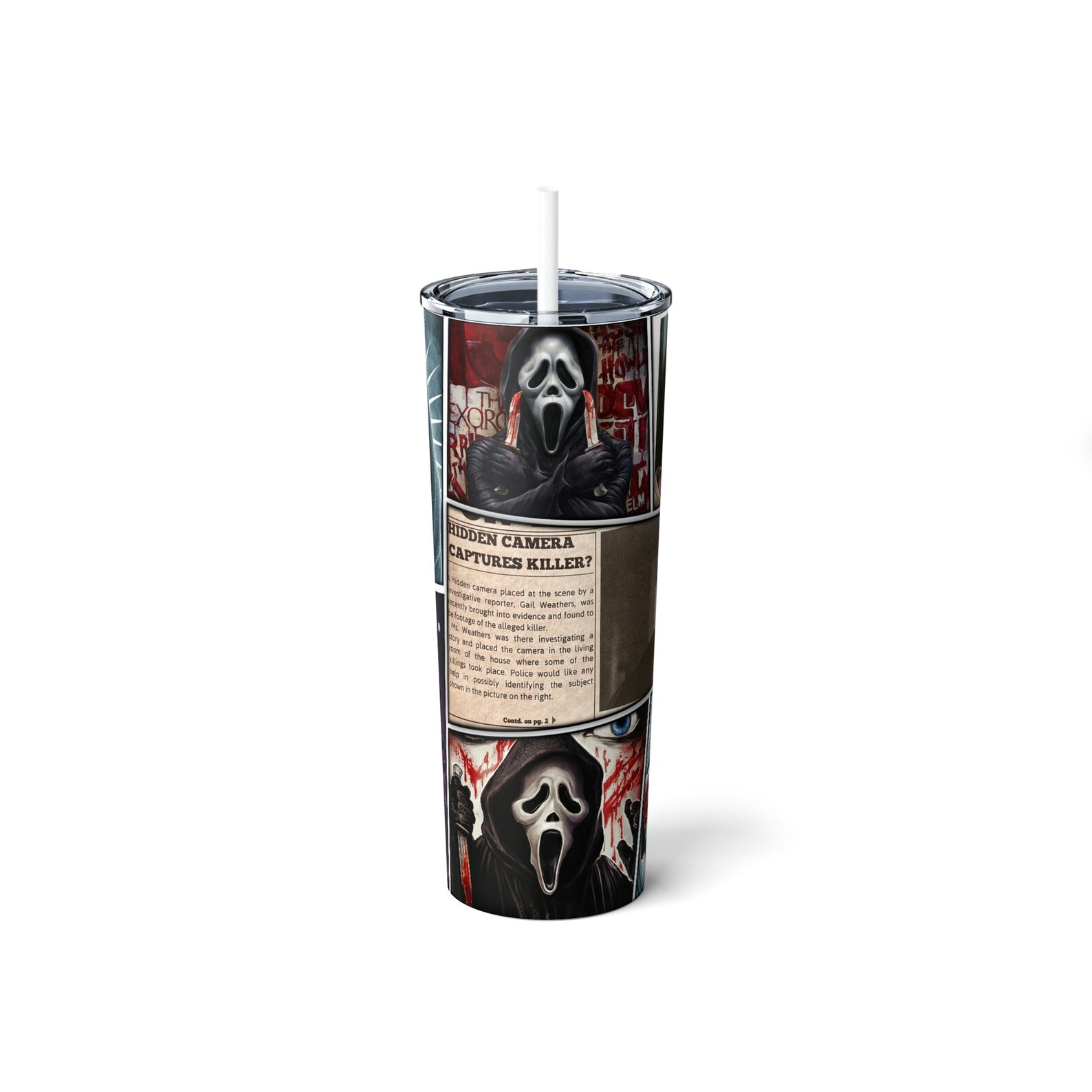 Scream Tumbler Scream Ghostface Merchandise Scream Merch - Etsy