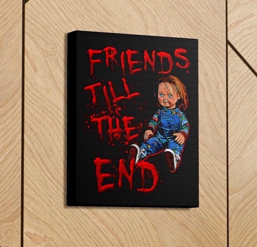 Horror Canvas Art, Chucky Wall Art, Horror Artwork, Horror Movie Canvas ...