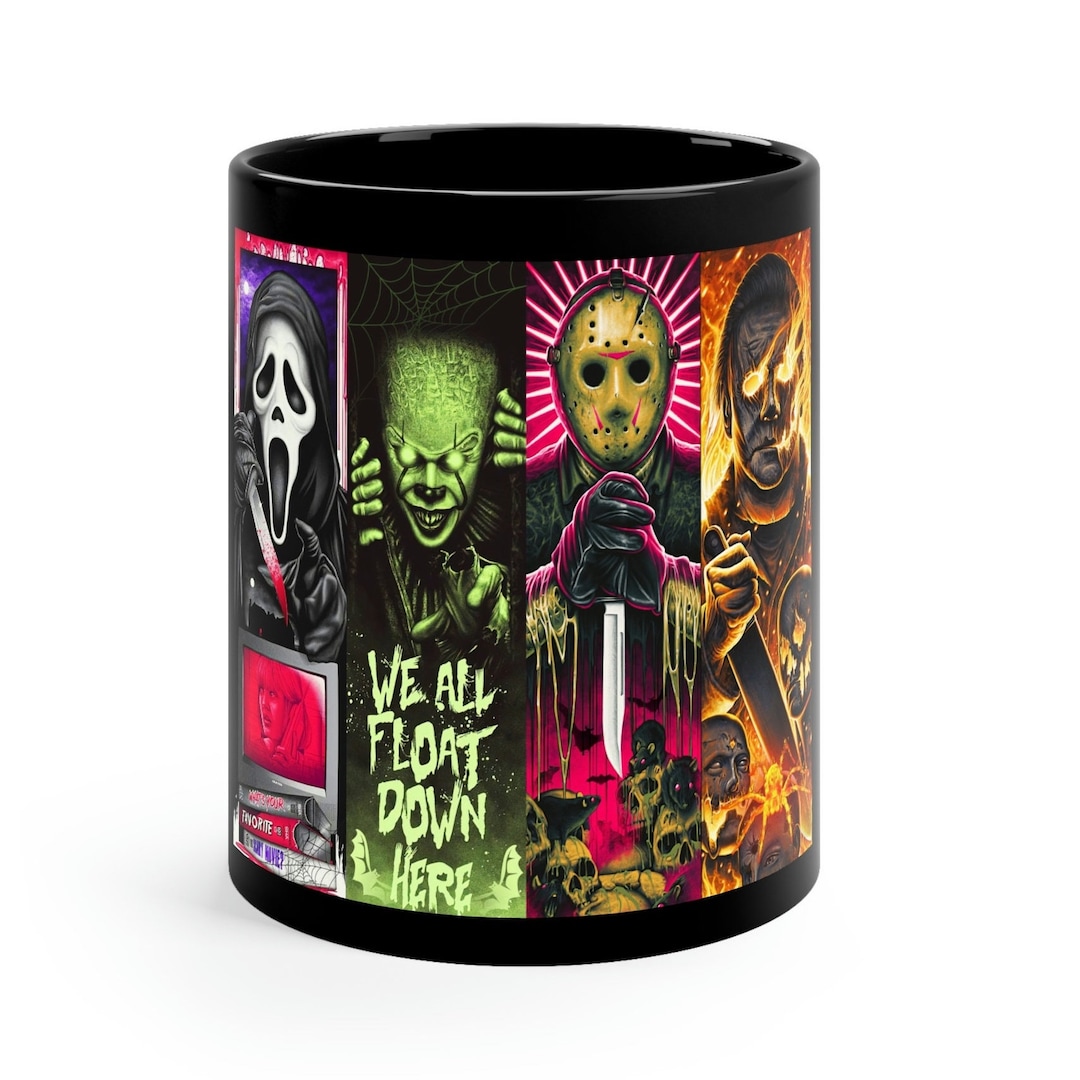 Horror Movie Mug, Horror Characters Mug, the Men of Horror Retro ...