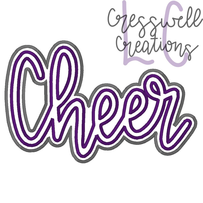 Cheer Embroidery - Etsy