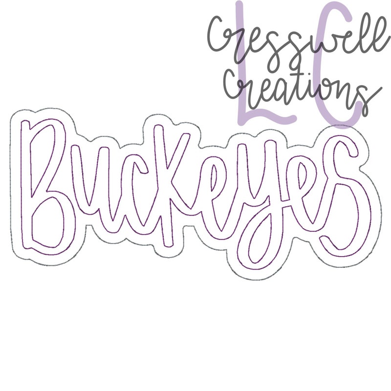 Buckeyes Embroidery - Etsy