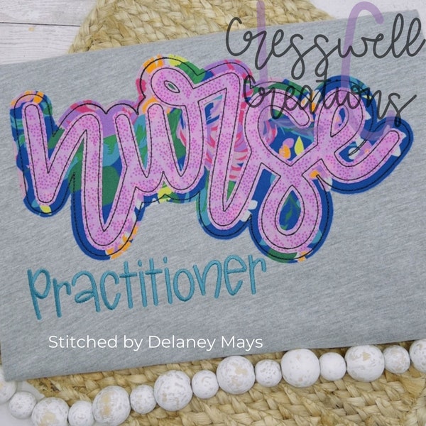 Nurse Embroidery - Etsy