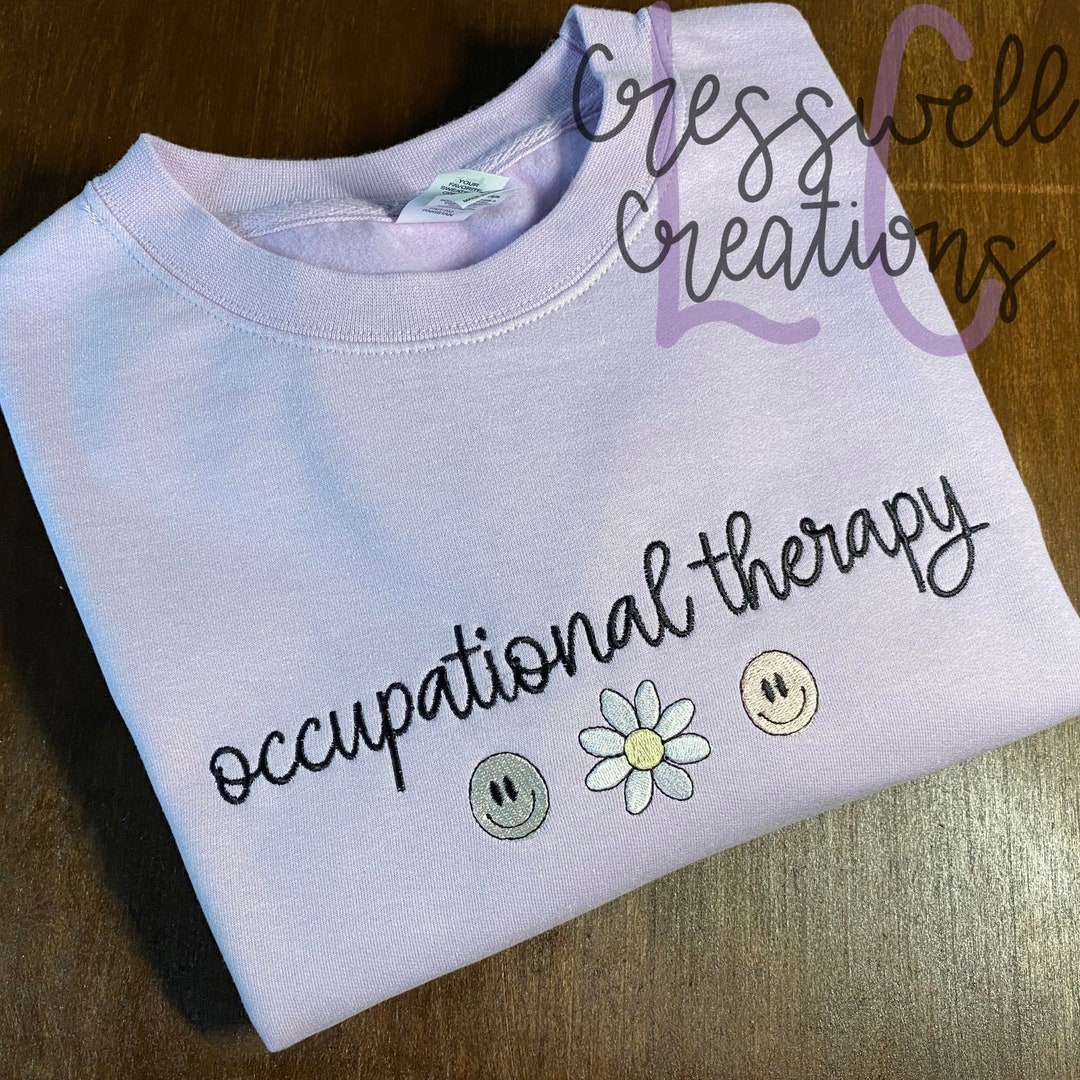 Occupational Therapy Machine Embroidery Design - Etsy
