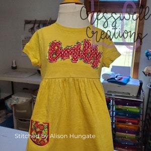 Custom Order Bean Stitch Double Applique Machine Embroidery Design - Etsy